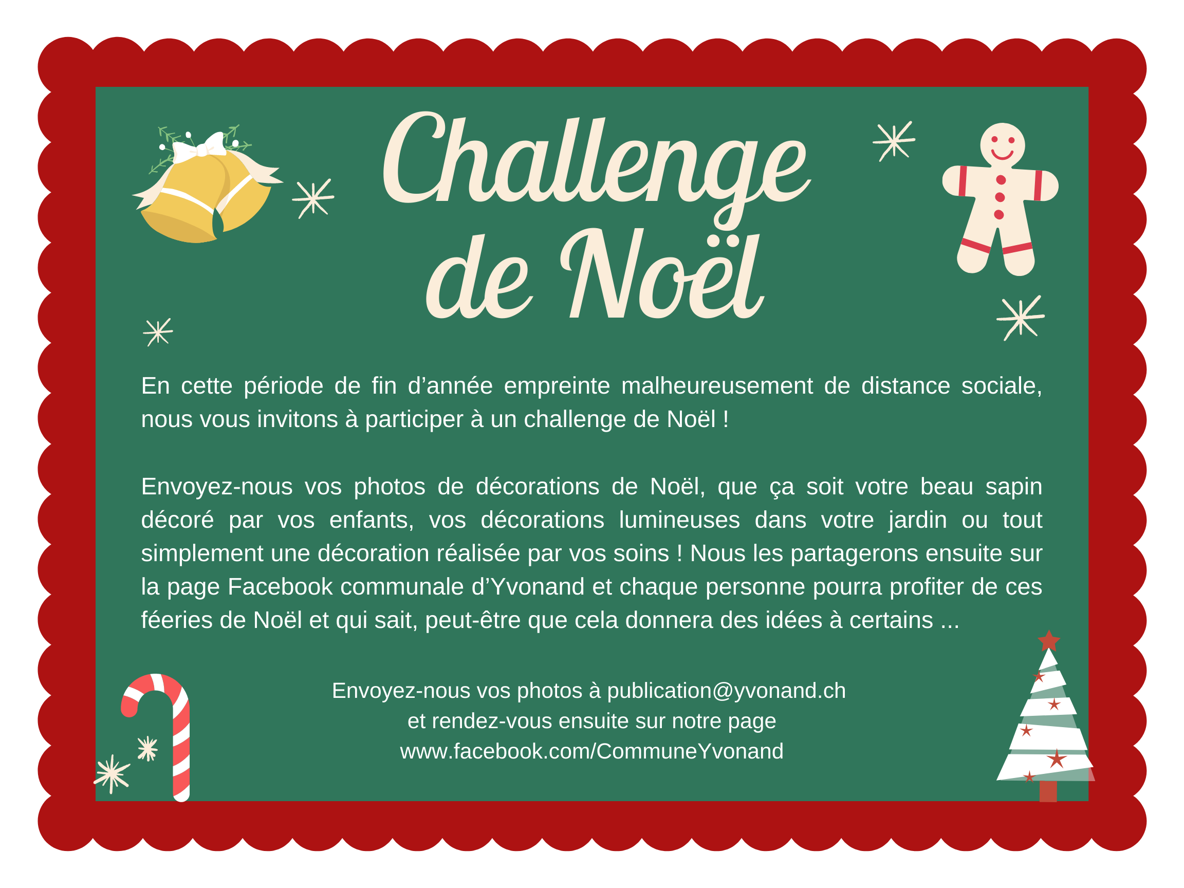 challenge de noël ! | Commune Yvonand